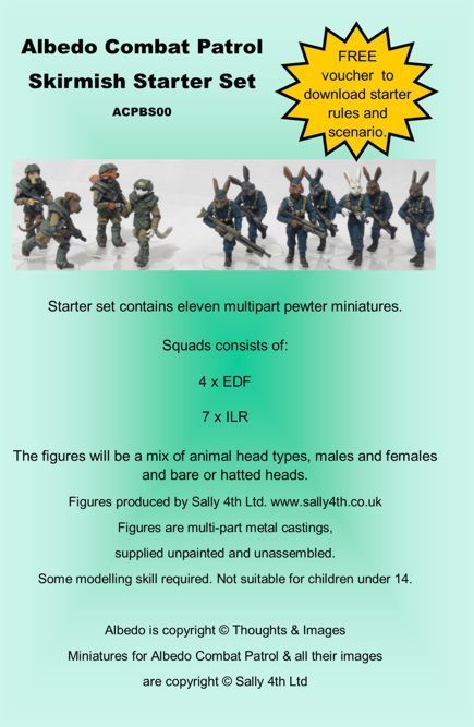 Albedo Skirmish Starter Set - Sally 4th 28mm Fantasy & Gaming Miniatures