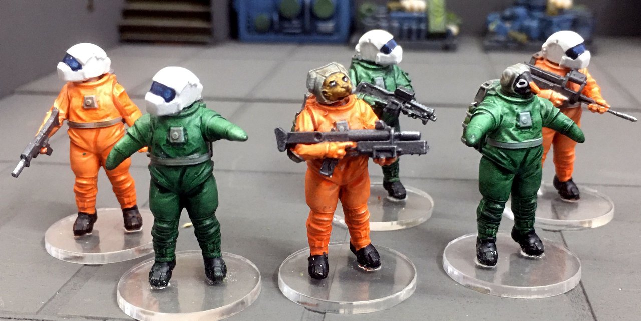 Albedo Zero G Hazsuit Unit - Sally 4th 28mm Fantasy & Gaming Miniatures