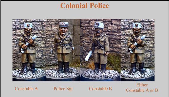 Colonial Police - Sally 4th 28mm Fantasy & Gaming Miniatures