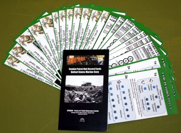 Combat Patrol Unit Record Cards United States Marine Corp USMC - Sally ...