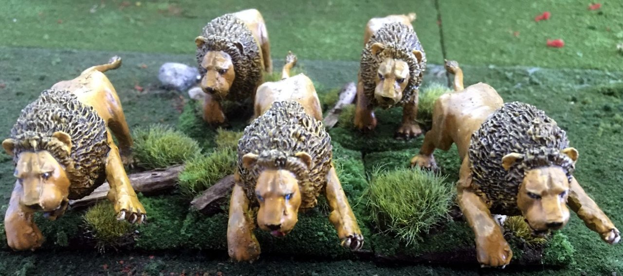 Dire Lions - Sally 4th 28mm Fantasy & Gaming Miniatures