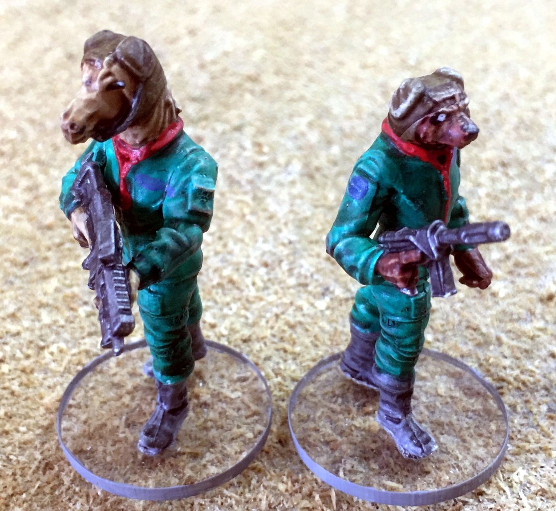 EDF Large Frame Spacers (2 figs). - Sally 4th 28mm Fantasy & Gaming ...