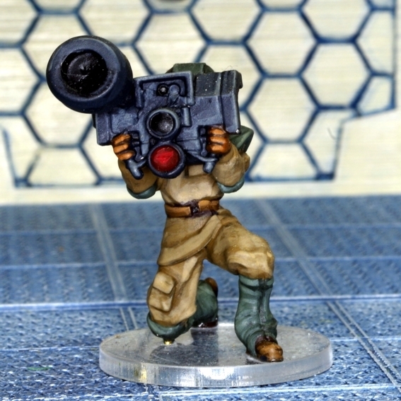 EDF Portable Missile Launcher - Sally 4th 28mm Fantasy & Gaming Miniatures