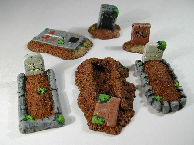 Graveyard Set - Sally 4th 28mm Fantasy & Gaming Miniatures