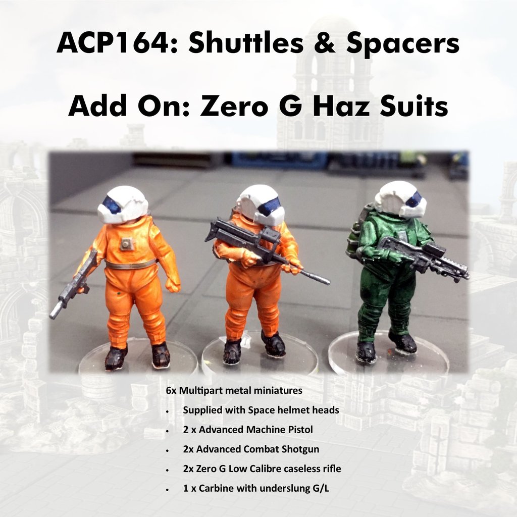 Zero G Hazsuit Unit - Sally 4th 28mm Fantasy & Gaming Miniatures