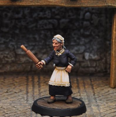 Old Crone - Sally 4th 28mm Fantasy & Gaming Miniatures