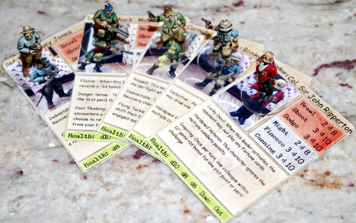 Pulp Alley Character Cards - Pulp Miniatures Rugged Sons of the Empire ...