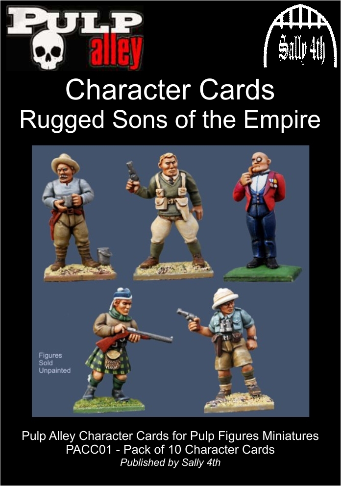 Sally 4th Pulp Alley Character Cards: Rugged Sons of the Empire - Sally ...