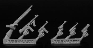 Pulp Alley Weapons - Sally 4th 28mm Fantasy & Gaming Miniatures