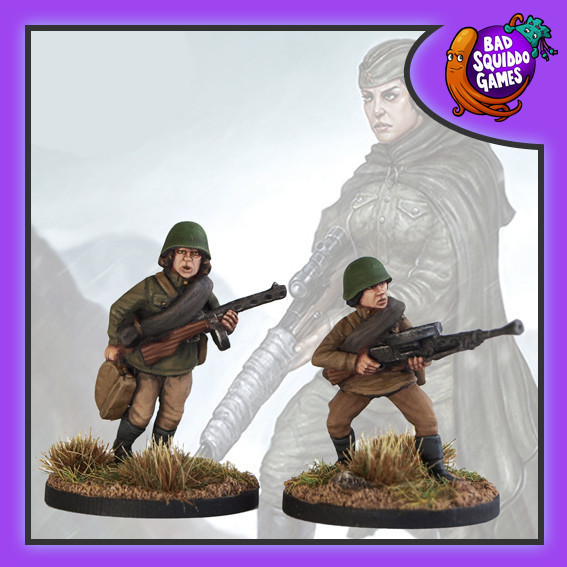 Soviet LMG Team - Sally 4th 28mm Fantasy & Gaming Miniatures