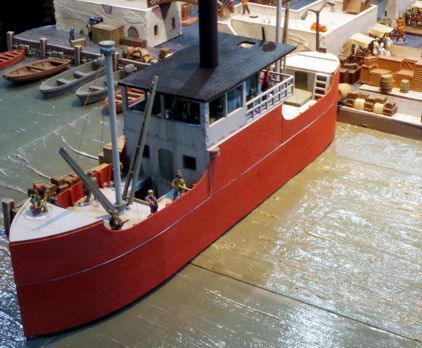 Tramps Steamer with Crew Deal - Sally 4th 28mm Fantasy & Gaming Miniatures