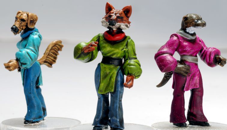 Unarmed Albedo Female Civilians (3 figs) - Sally 4th 28mm Fantasy ...