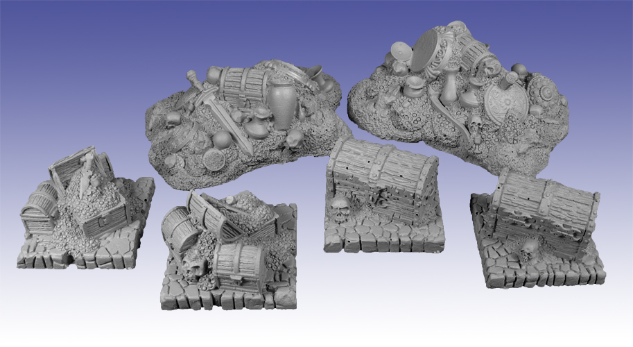 Treasure Piles - Sally 4th 28mm Fantasy & Gaming Miniatures