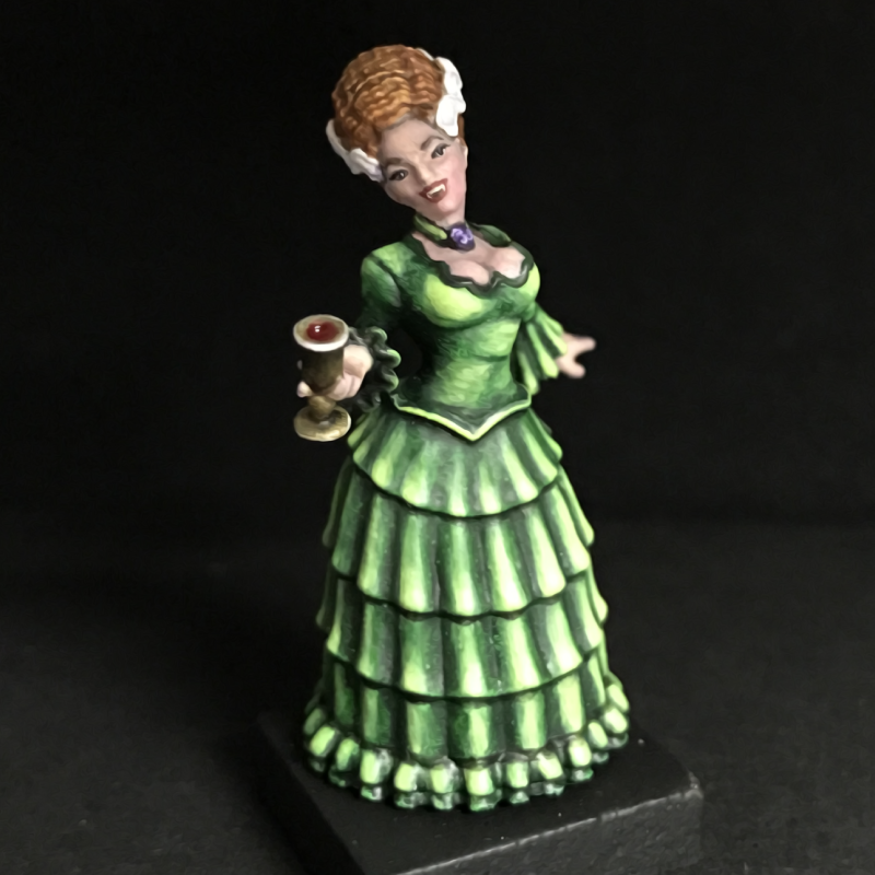 Vampire Courtesan 02 - Sally 4th 28mm Fantasy & Gaming Miniatures