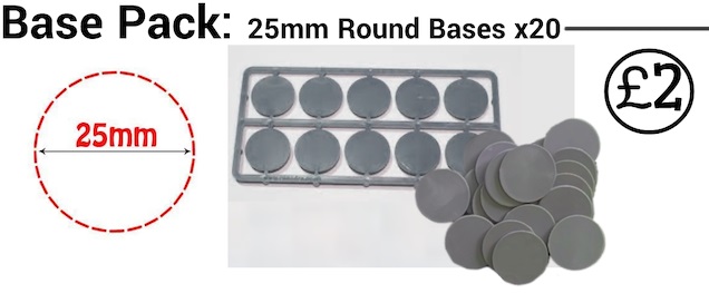 25mm Round Base Set Add On (Late Pledge) - Sally 4th 28mm Fantasy ...