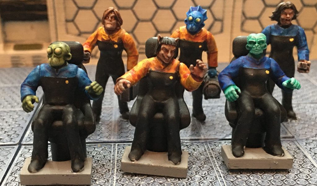 Please remain seated - 28mm Seated Sci Fi Miniatures - Sally 4th
